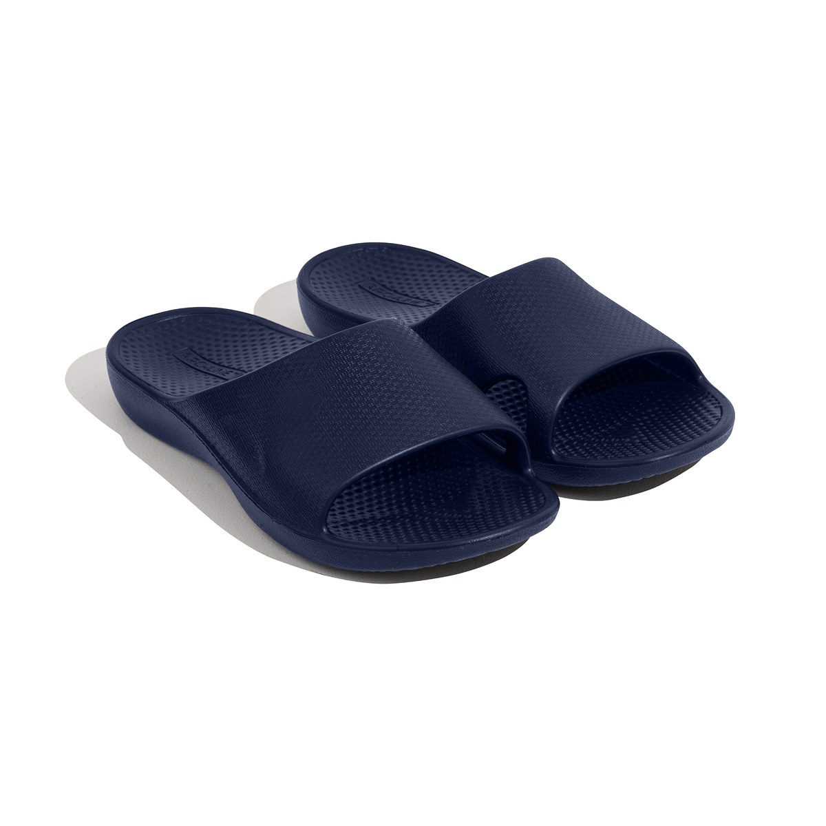Archline Rebound Orthotic Slides - Navy - Foot Pain Plantar Fasciitis ...