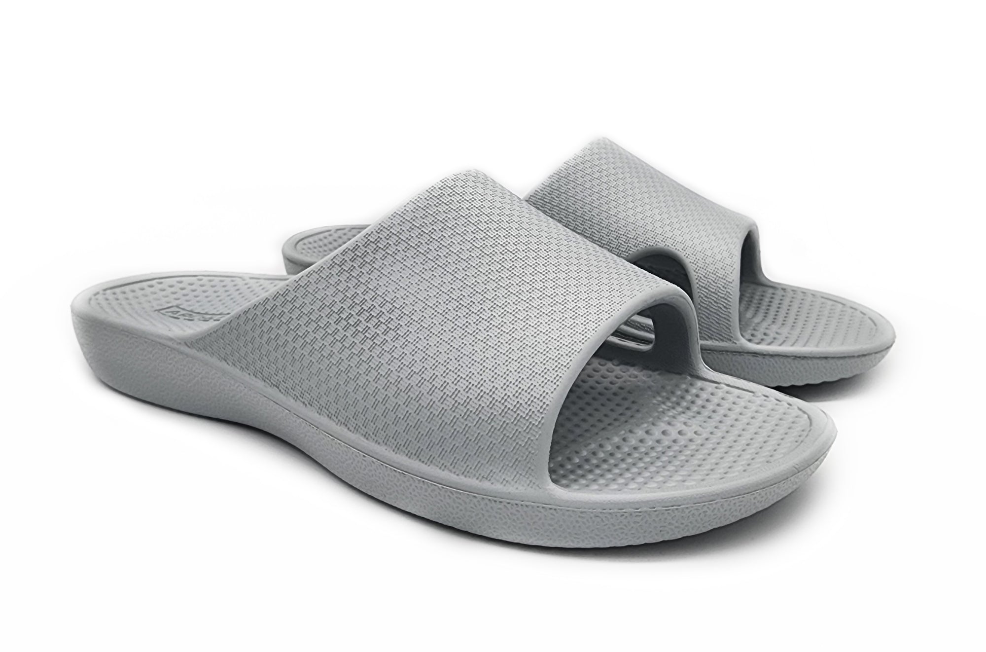 Archline Rebound Orthotic Slides - Stone Grey - Foot Pain Plantar ...
