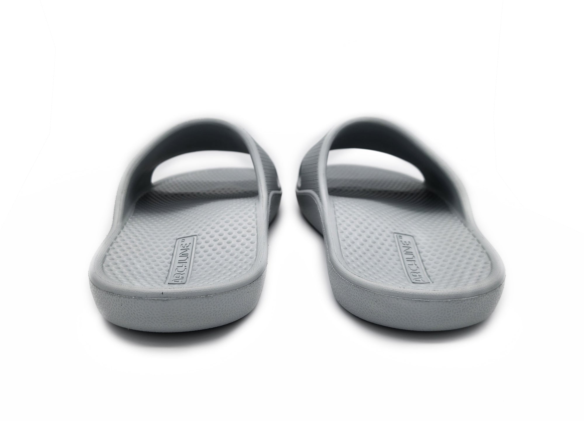 Archline Rebound Orthotic Slides - Stone Grey - Foot Pain Plantar ...