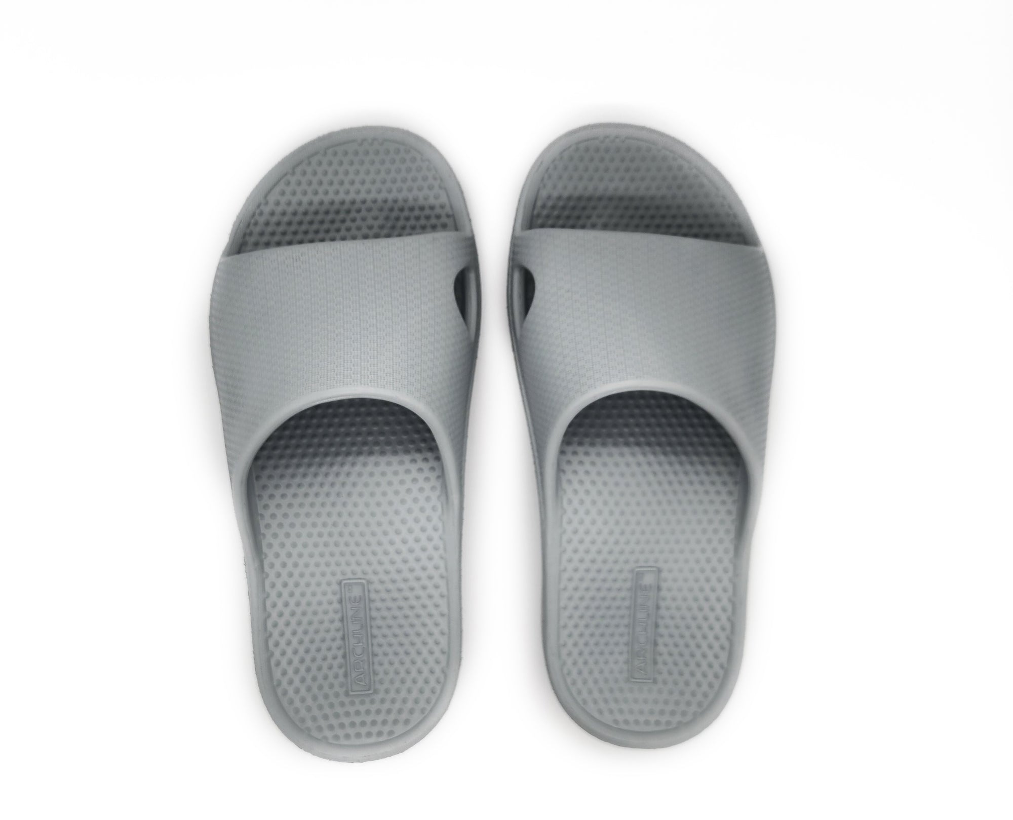 Archline Rebound Orthotic Slides - Stone Grey - Foot Pain Plantar ...