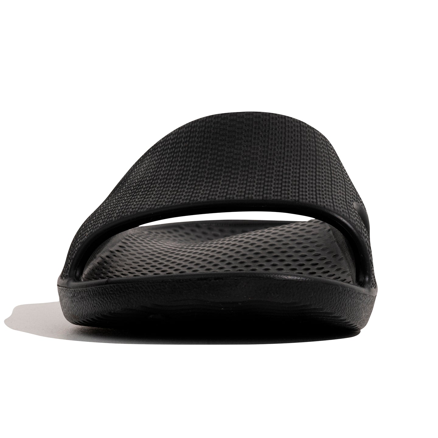 Archline Rebound Orthotic Slides - Black - Foot Pain Plantar Fasciitis ...