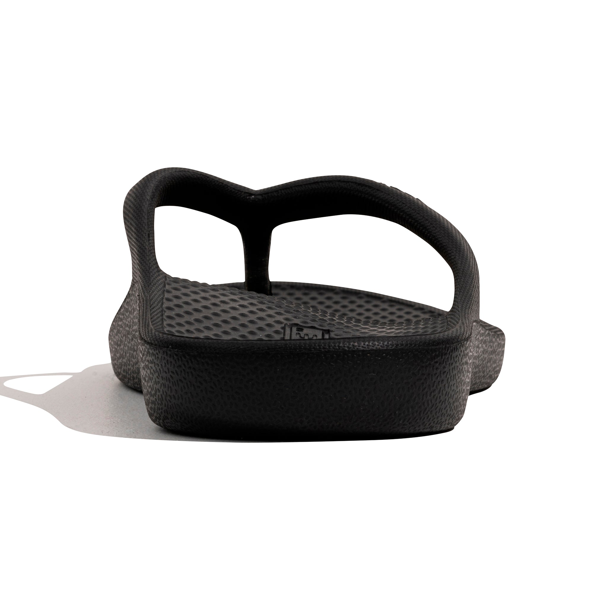 Archline Rebound Orthotic Thongs - Black - Foot Pain Plantar Fasciitis ...