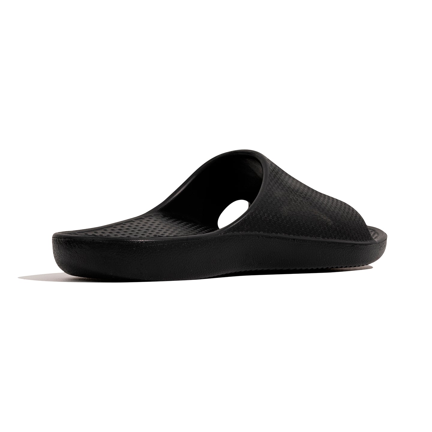 Archline Rebound Orthotic Slides - Black - Foot Pain Plantar Fasciitis ...