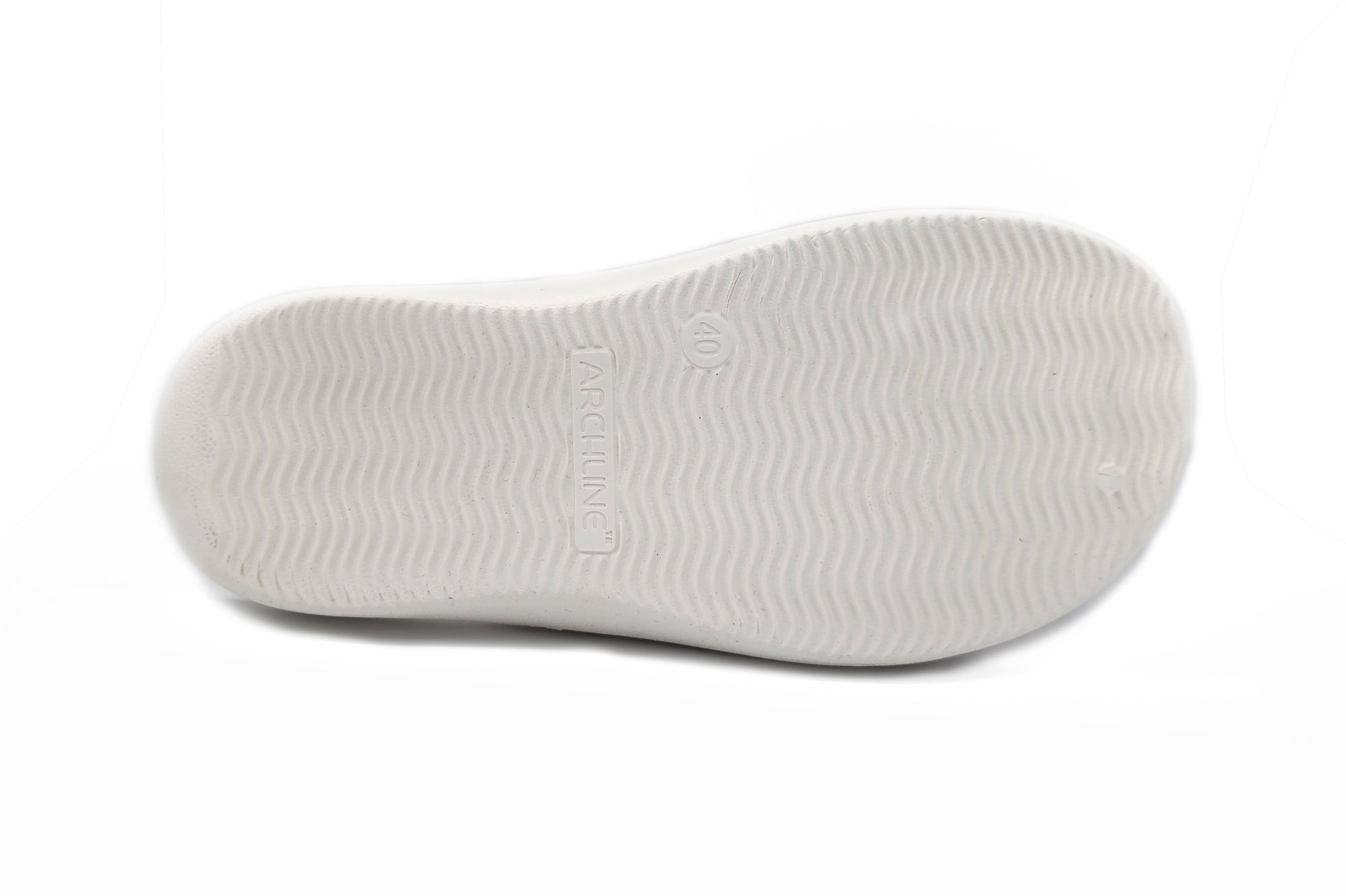 Archline Rebound Orthotic Slides - White - Foot Pain Plantar Fasciitis ...
