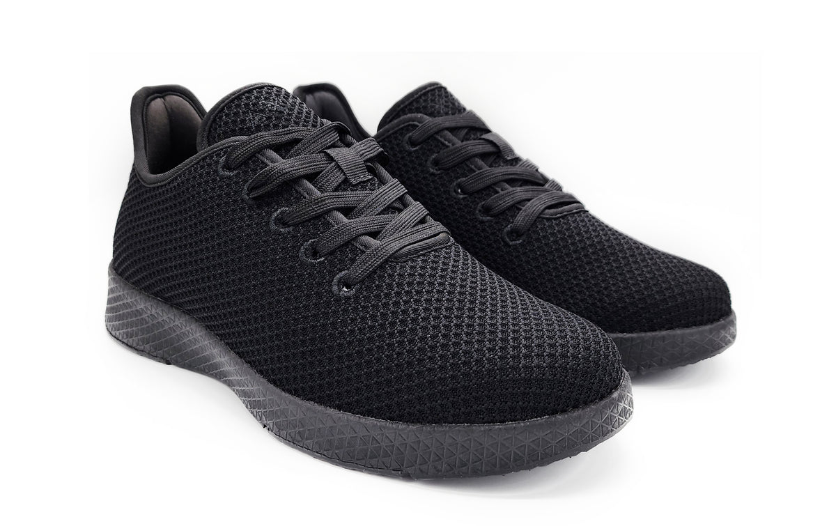 Axign River V2 Lightweight Casual Orthotic Shoe - Full Black – Archline ...