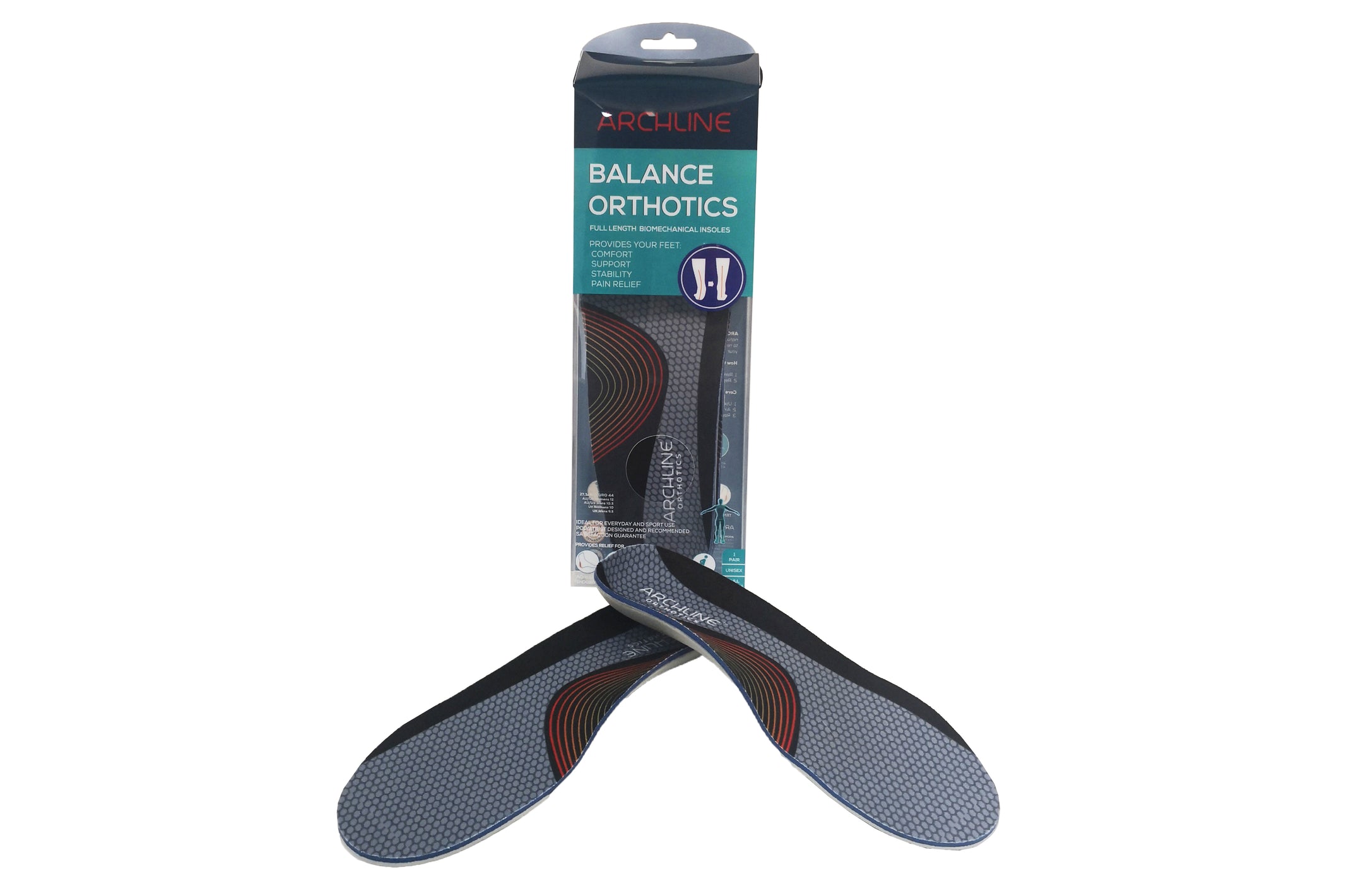 Archline Orthotic Insoles Balance – Full | Plantar Fasciitis Foot Pain ...