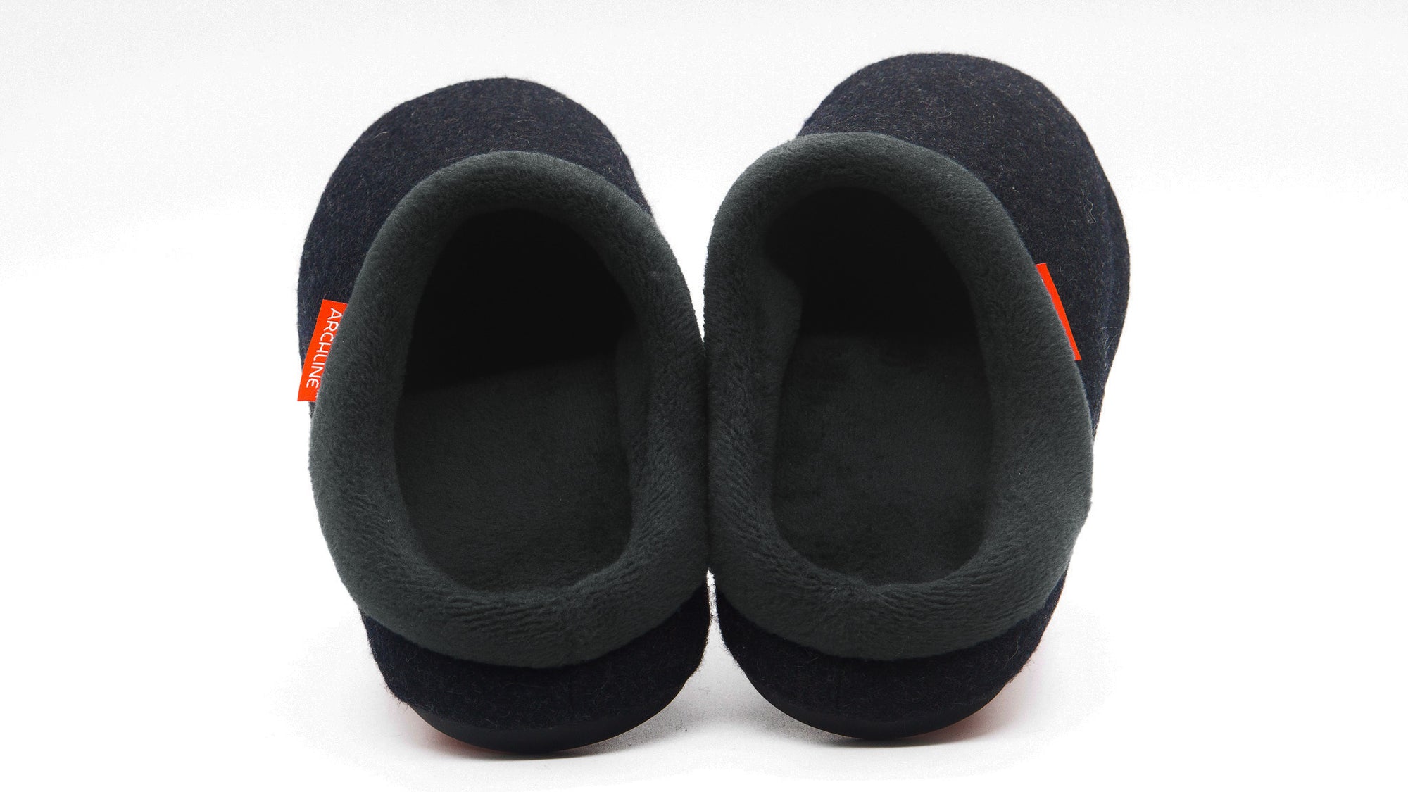 Archline Orthotic Slippers Slip-On – Charcoal Marl – Archline Footcare