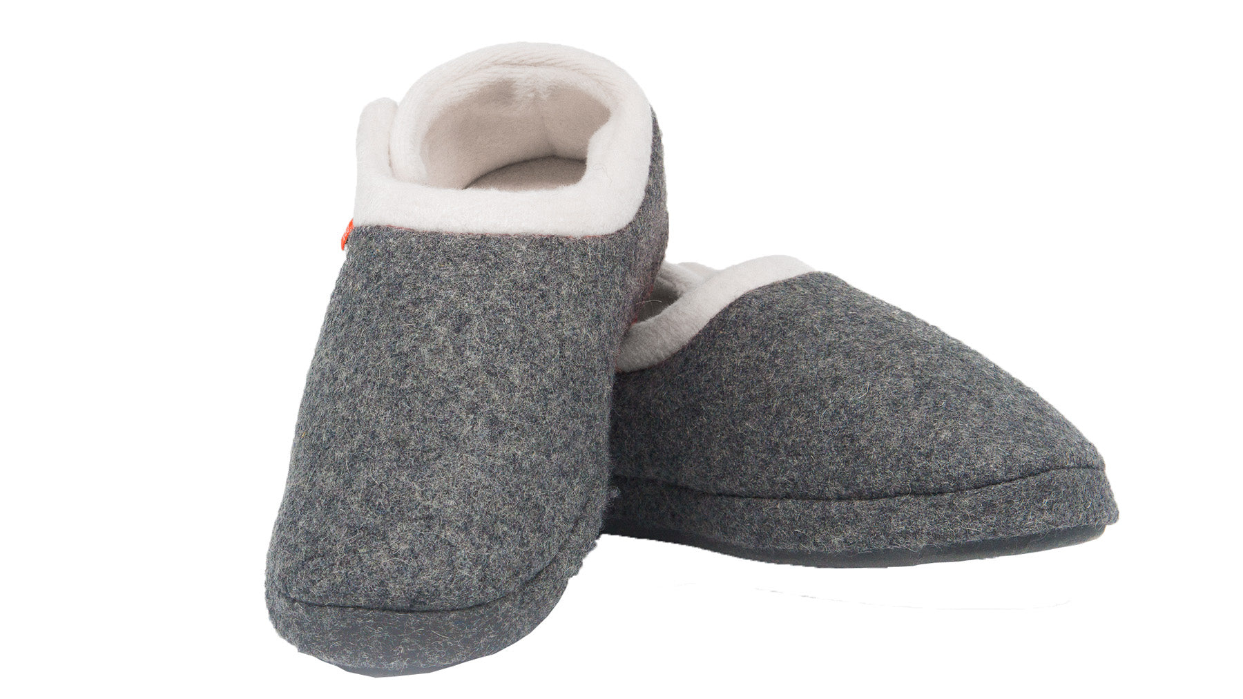 Archline Orthotic Slippers Closed – Grey Marl – Archline Footcare
