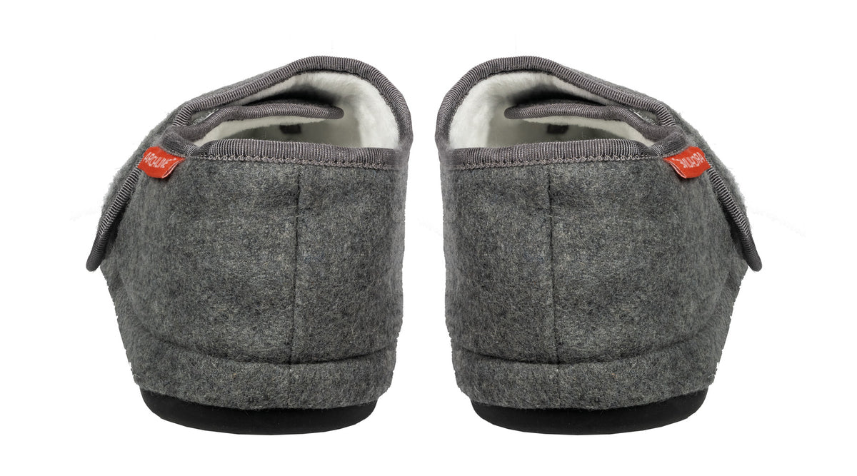 Archline Orthotic Slippers Plus – Grey Marl – Archline Footcare